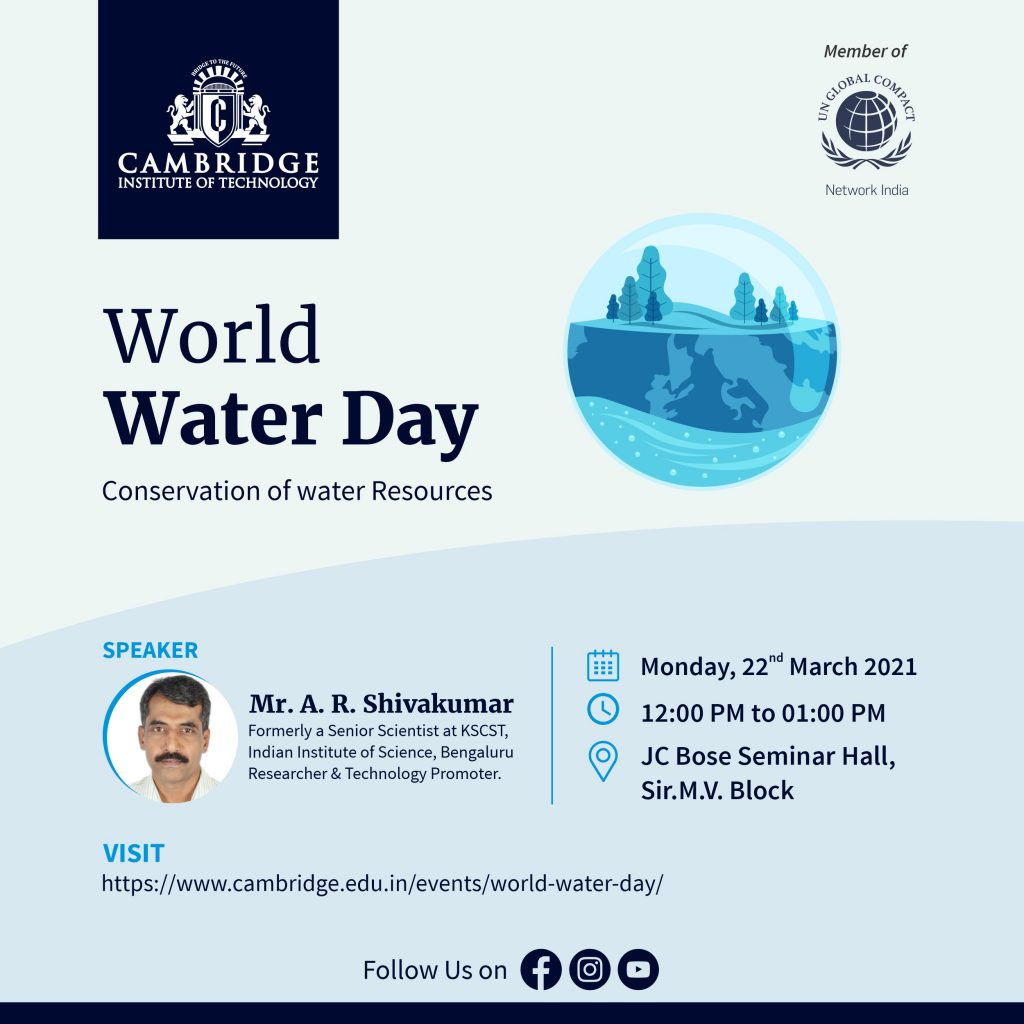 World Water Day | Cambridge Group of Institutions