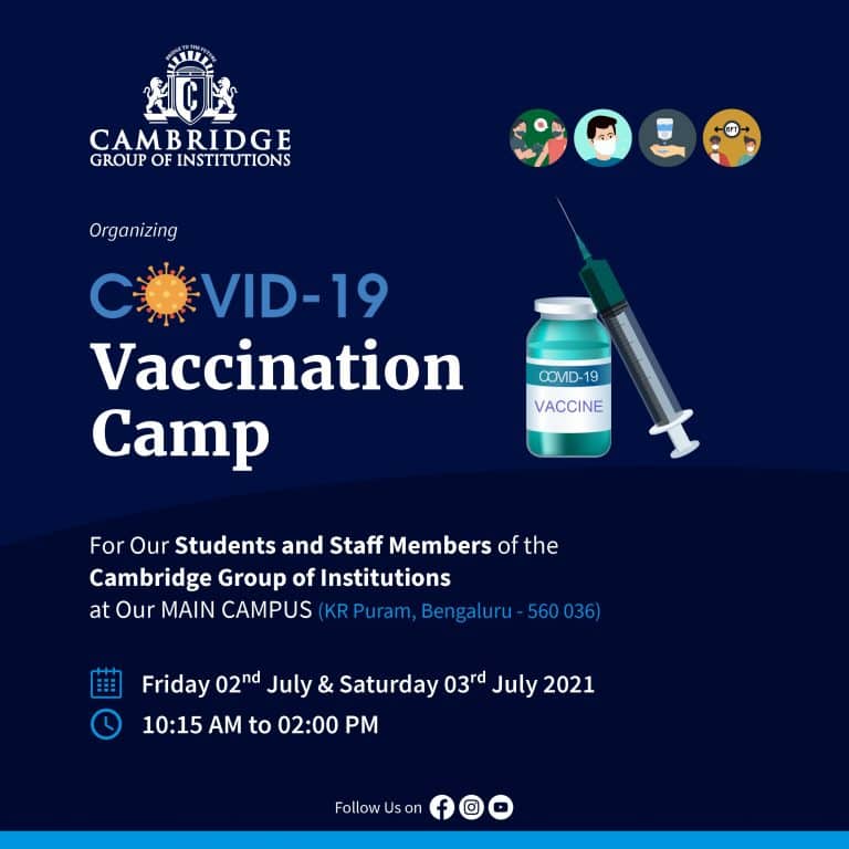 Covid-19 Vaccination Camp | Cambridge Group of Institutions